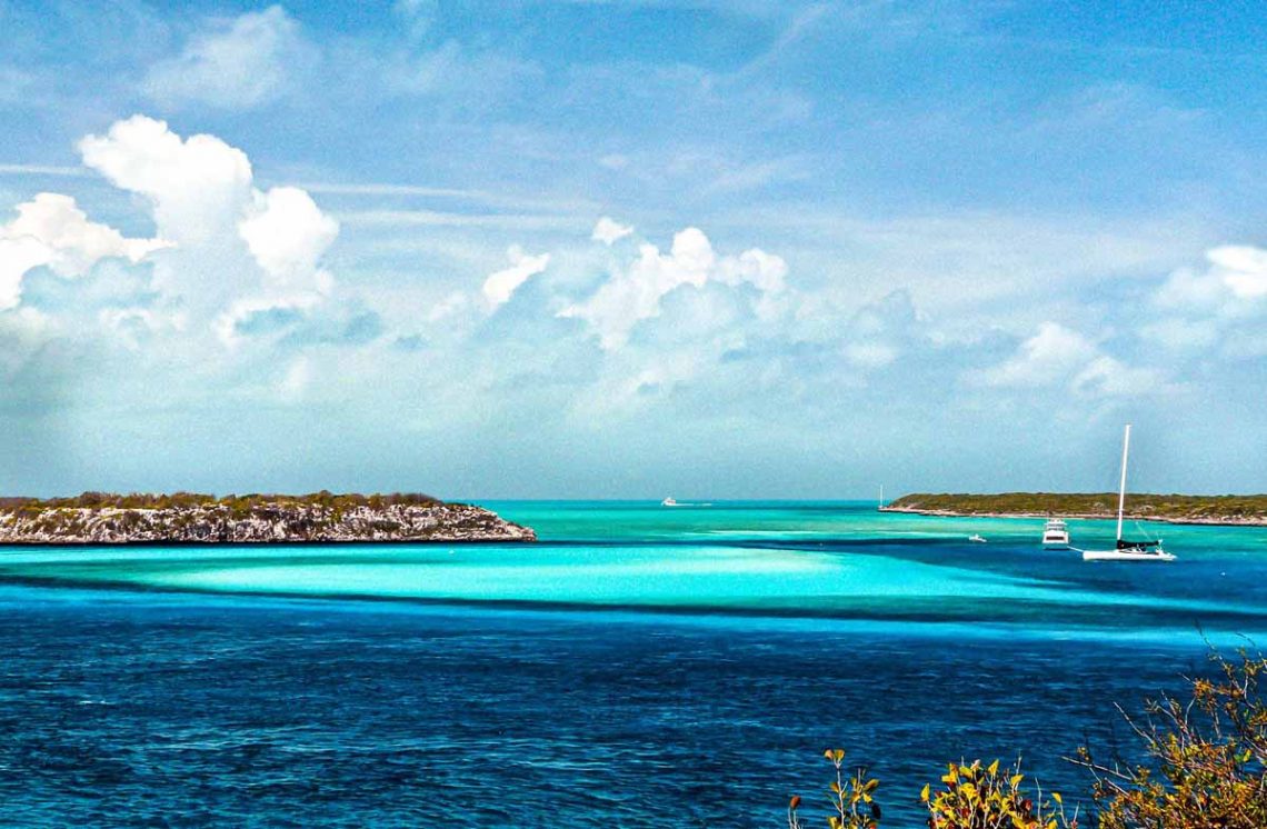 Sail and explore the Exuma Islands in the Bahamas for tropical delights